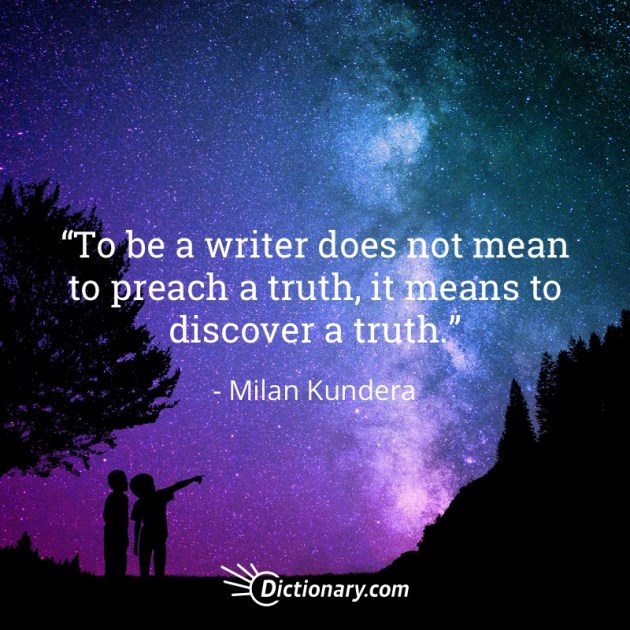 Quotable – Milan Kundera - Writers Write